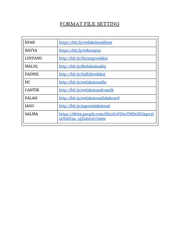 File Setting PDF | PDF