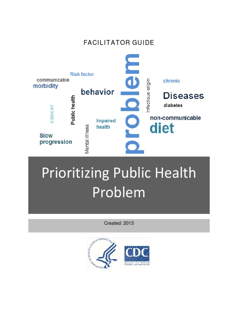 Prioritizing Public Health Problems Guide | PDF | Non Communicable ...