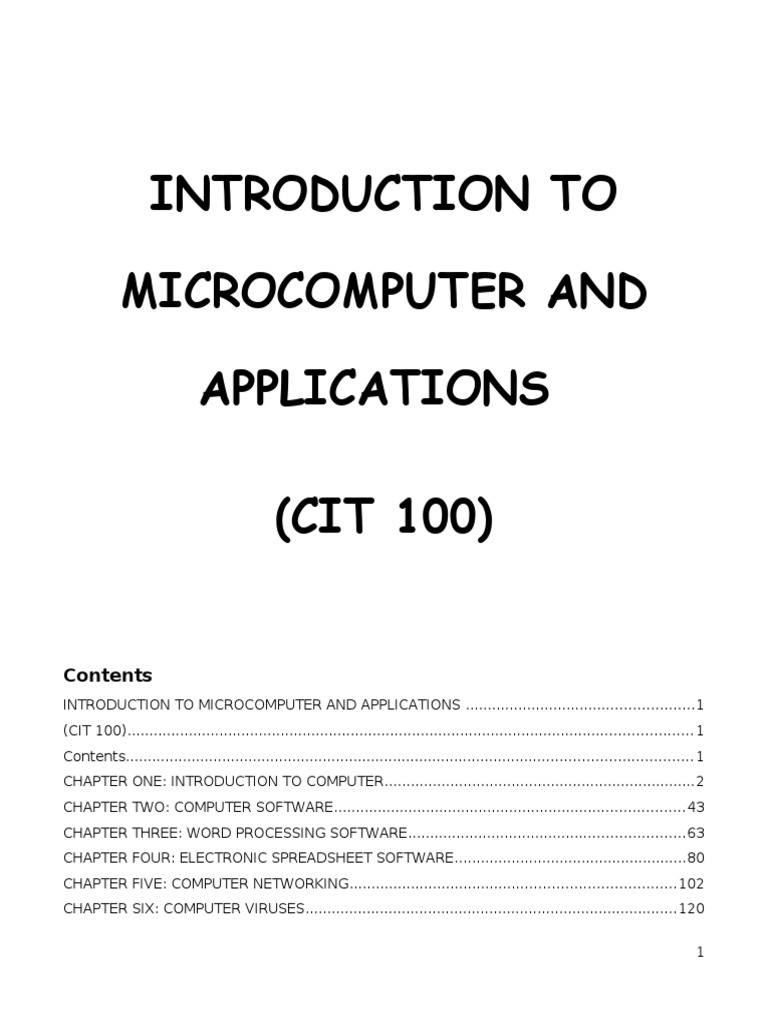 Cit 100 | PDF | Computer Data Storage | Printer (Computing)