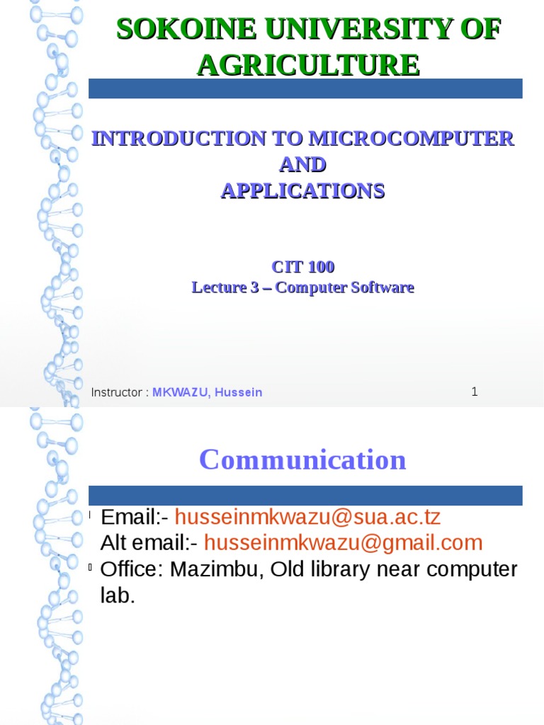 Introduction to Computer Software Types and Categories | PDF ...