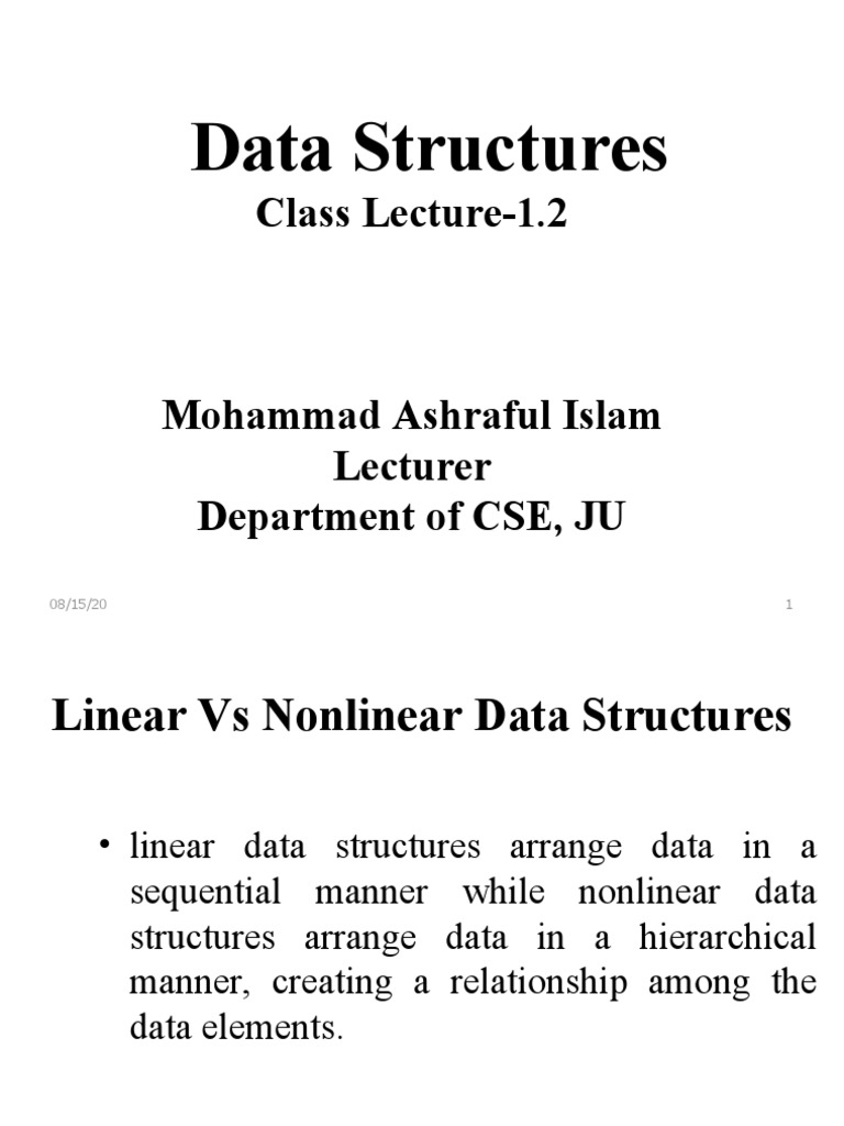 Data Structures Lecture 12 Pdf Time Complexity Algorithms And Data Structures 8069