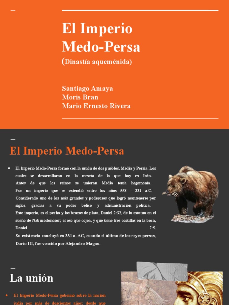 El Imperio Medo-Persa: Historia y Caída | PDF | Imperio aqueménida ...