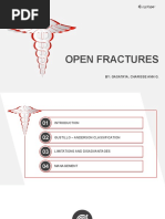 Gustilo Classification of Open Fractures | PDF