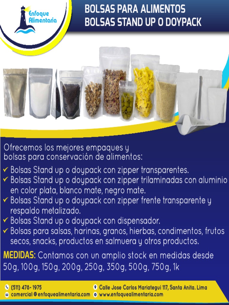 Catalogo Stand Up o Doypack B | PDF