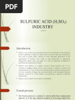 Sulphuric Acid Process Flow Chart | PDF | Steam | Heat Exchanger