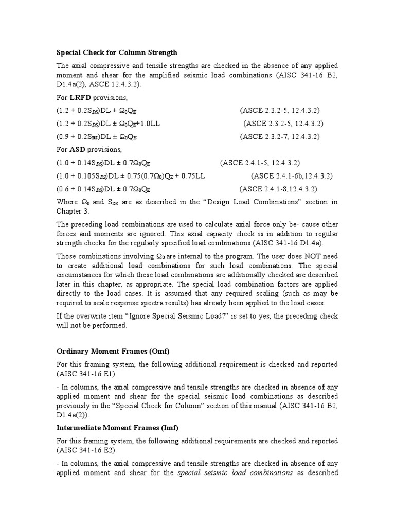 Aisc 341-16 (HBM) | PDF | Beam (Structure) | Stress (Mechanics)