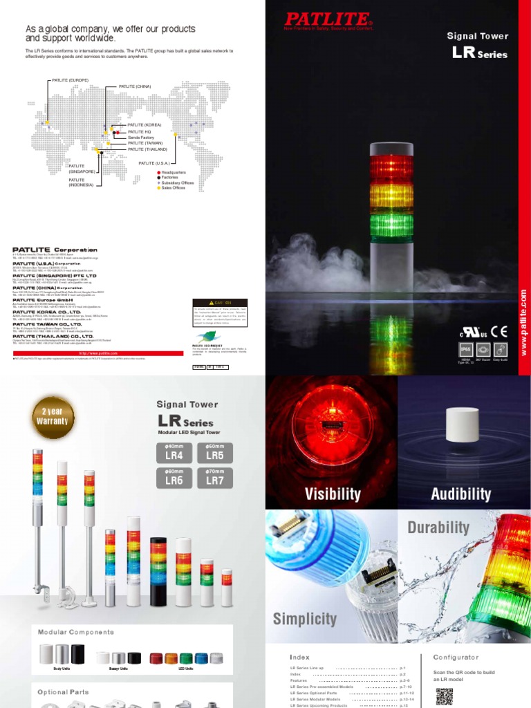 PATLITE | PDF | Electrical Wiring | Sound