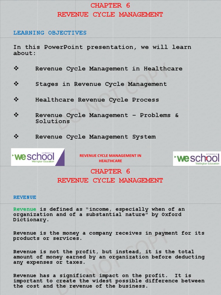 Revenue Cycle Management | PDF | Health Sciences | Health Care