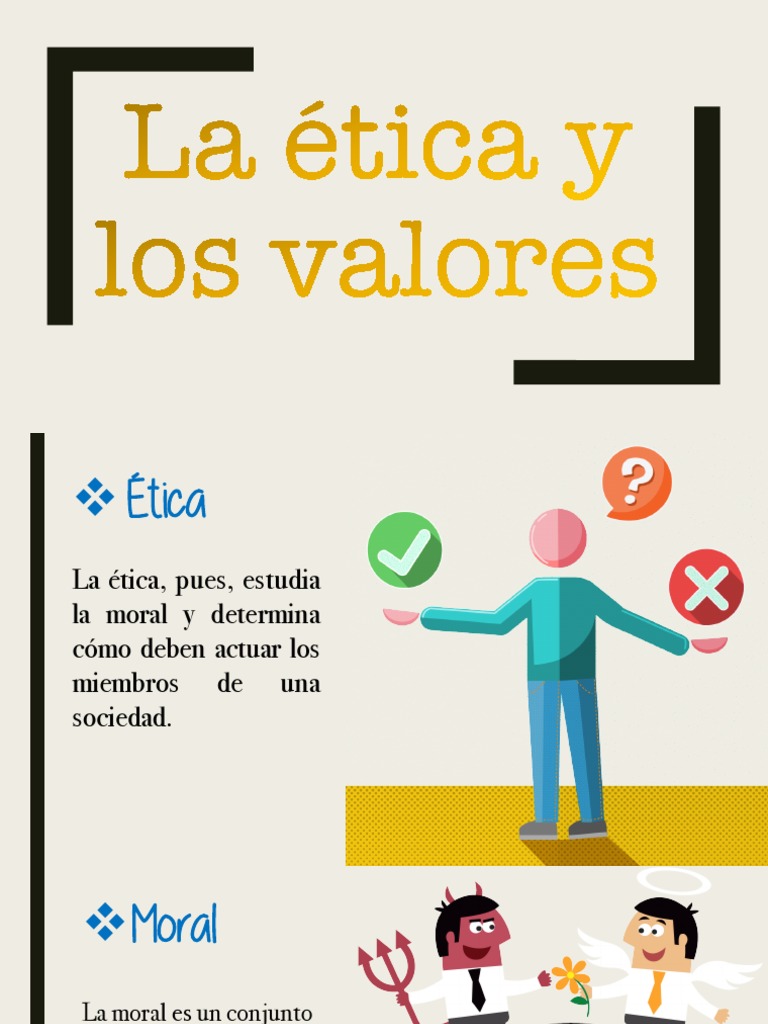 La Ética y Los Valores | PDF | Moralidad | Comportamiento