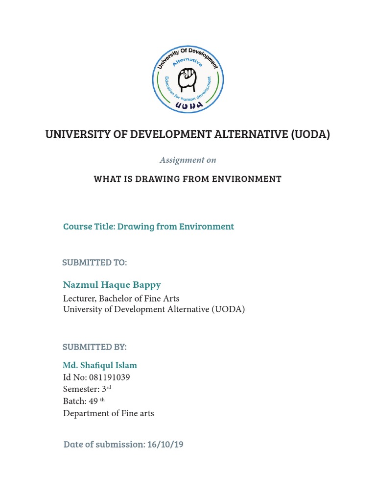 University of Development Alternative (Uoda) : Nazmul Haque Bappy | PDF