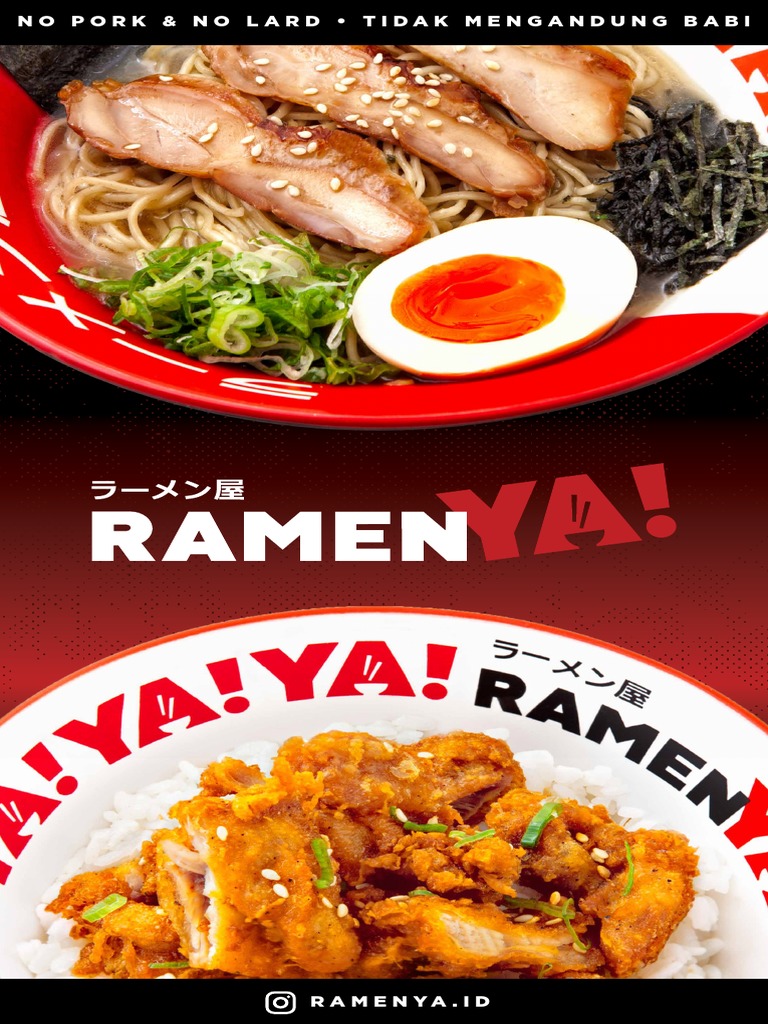 Ramenya Menu 1080x1920 Final Preview PDF | PDF | Prepared Foods ...