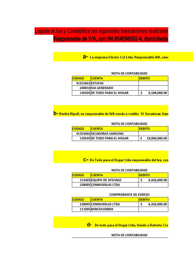 Iva en Ventas y Compras | PDF | Pagos | Business