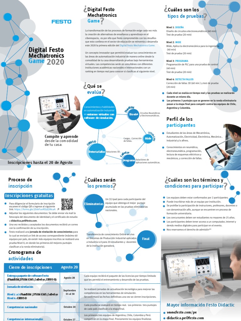 Digital Festo Mechatronics Game 2020 | PDF | Automatización | Informática