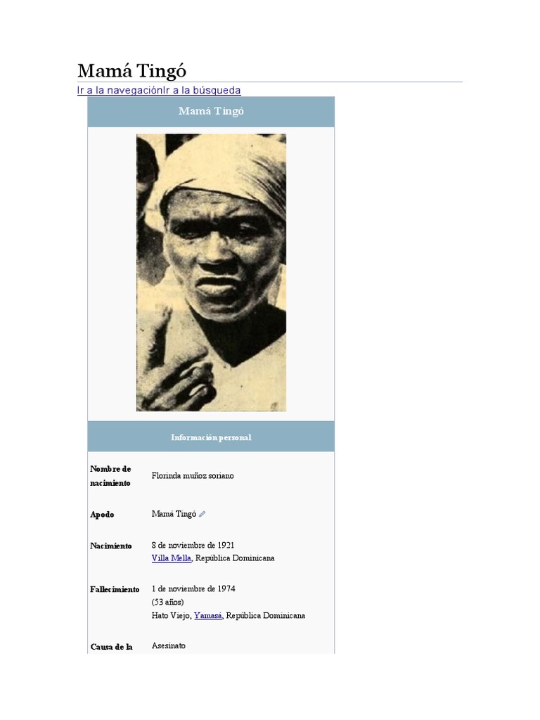 Mama Tingo | PDF | Agitación