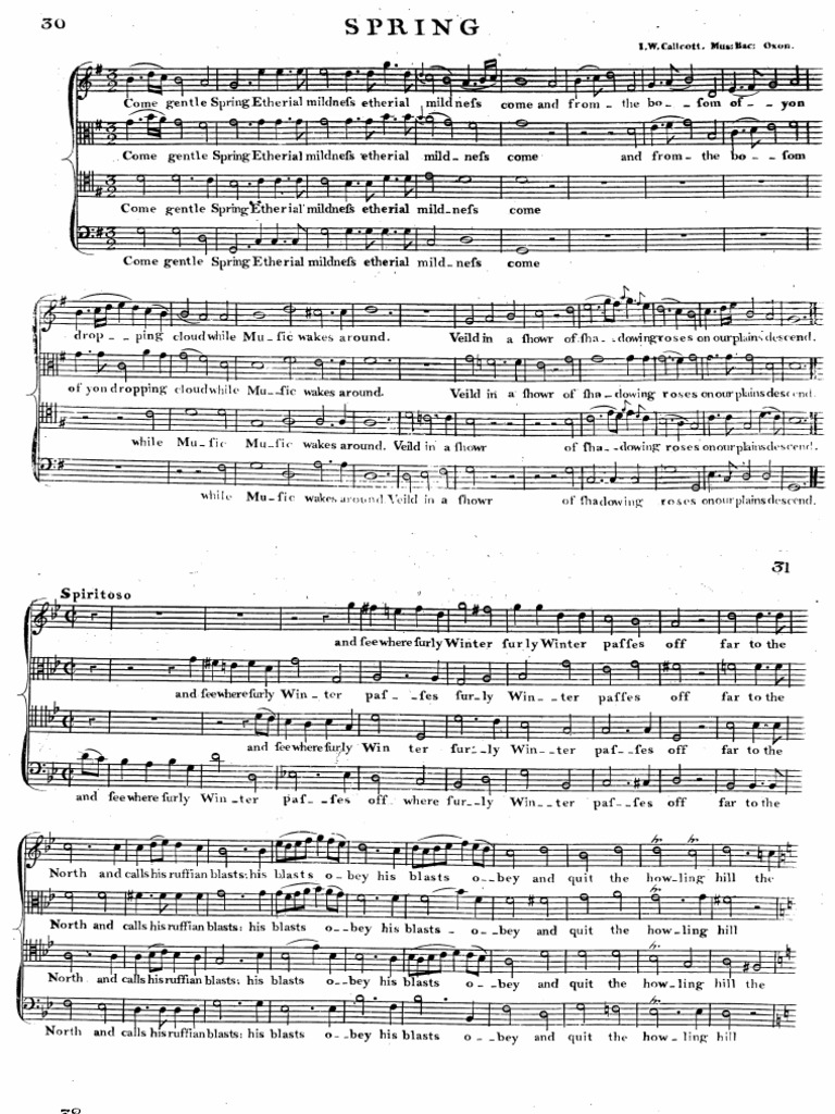 Come Gentle Spring | PDF