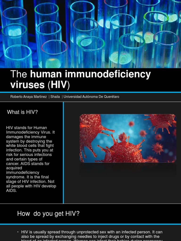 The Human Immunodeficiency Viruses (HIV) | PDF | Hiv | Elisa