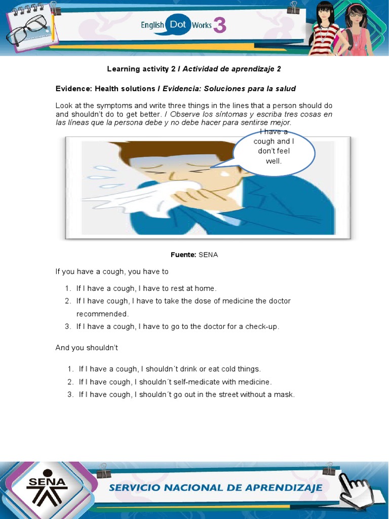 Learning Activity 2 / Actividad de Aprendizaje 2 Evidence: Health ...