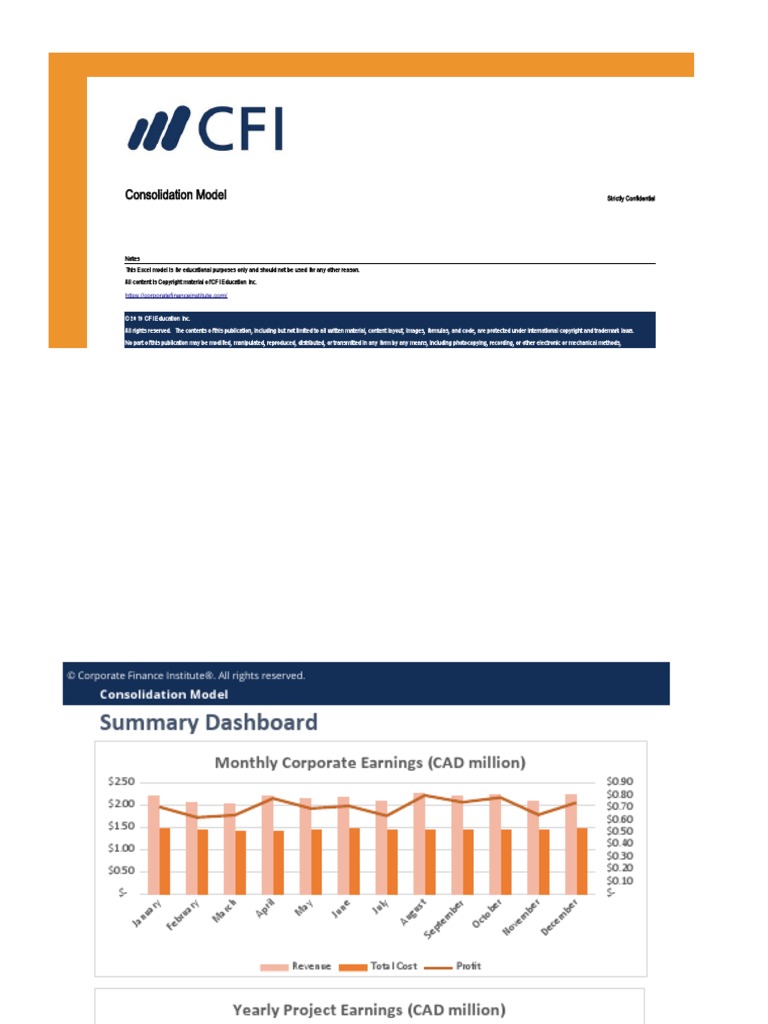 Consolidation Model | PDF | Expense | Interest