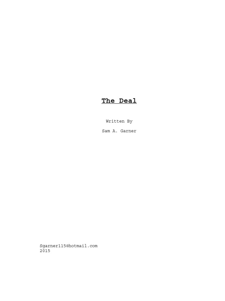 The Deal PDF | PDF