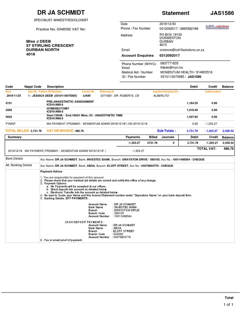 Statement Letter12302019153646 2 PDF | PDF | Payments | Cheque