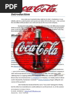 Product Life Cycle of Coca Cola | PDF | Coca Cola | The Coca Cola Company