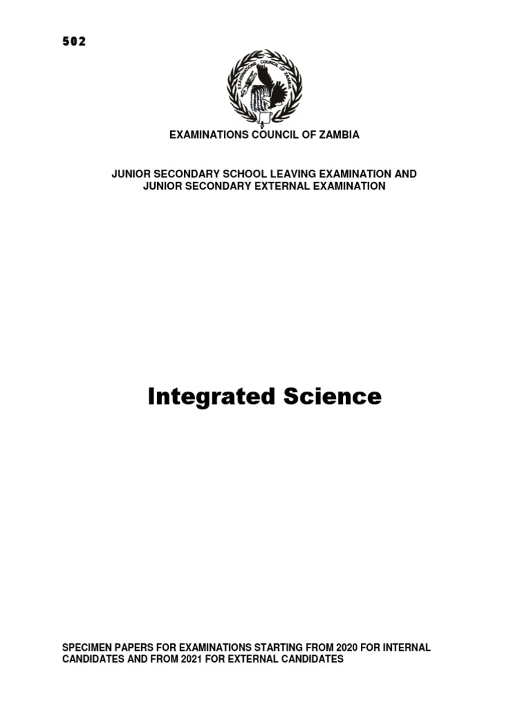 Integrated Science Grade 9 Final Booklet | PDF | Blood | Nitrate