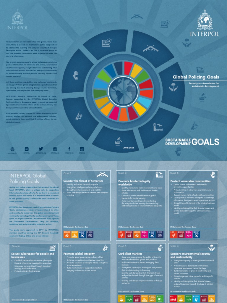 Global Policing Goals: Security As A Foundation For Sustainable ...