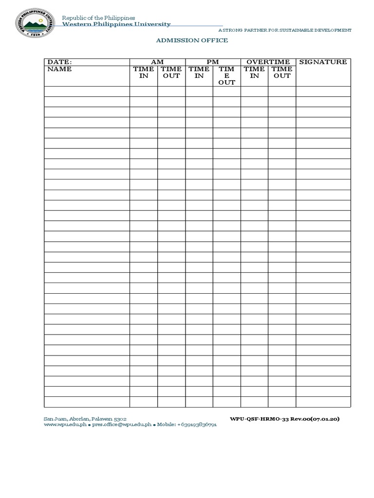 DTR Attendance | PDF