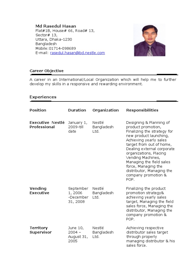 Rasel CV. | PDF | Dhaka | World Politics