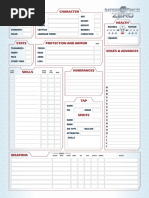Vampire Fate Character Sheet | PDF