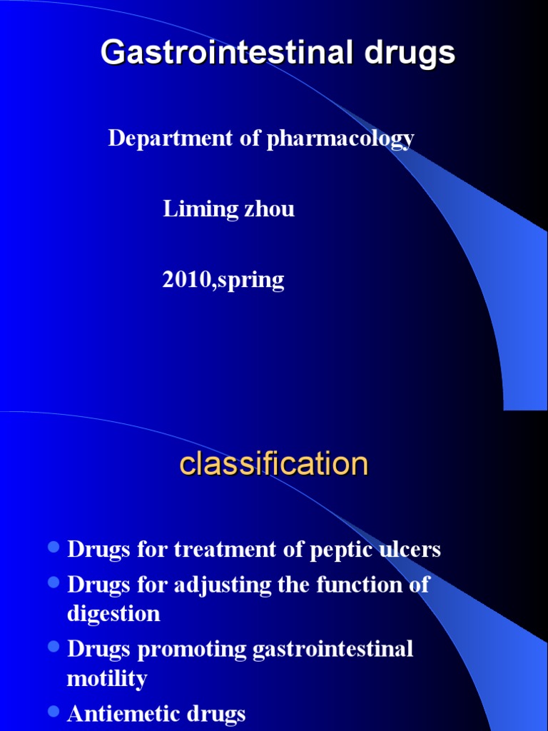 Gastrointestinal Drugs | PDF | Drugs | Gastroenterology