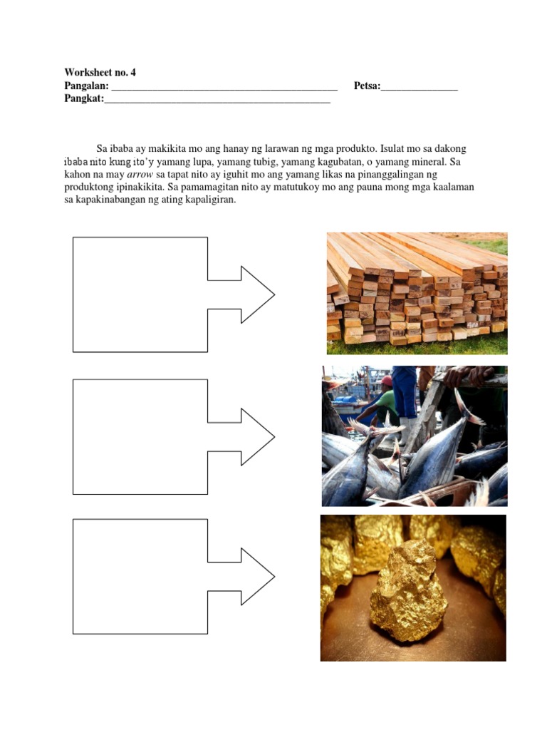 Worksheet No. 4 | PDF