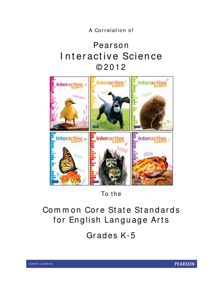 Interactive Science CCSS GK-5 | PDF | Phonics | Reading Comprehension