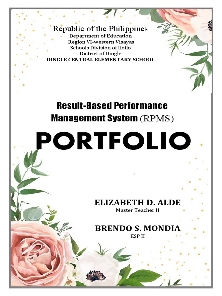 RPMS Portfolio Master Teacher | PDF | Lesson Plan | Educational Assessment