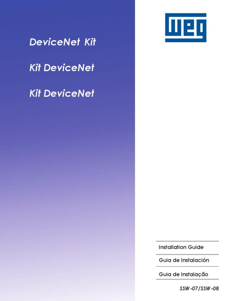 Devicenet Kit Kit Devicenet Kit Devicenet: Installation Guide Guia de ...