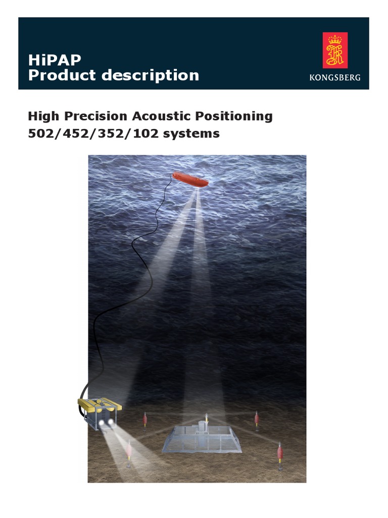 Hipap Product Description: High Precision Acoustic Positioning 502/452 ...