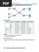 4.1.1.10 Packet Tracer - Configuring Extended ACLs Scenario 1 - Instructor | PDF | File Transfer ...