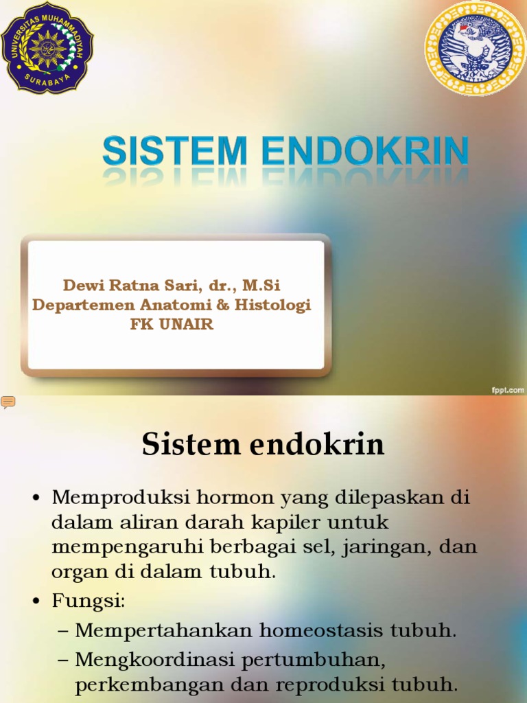 Topik 9 - Sistem Endokrin - Dr. Dewi Ratna Sari, M. Si PDF | PDF ...