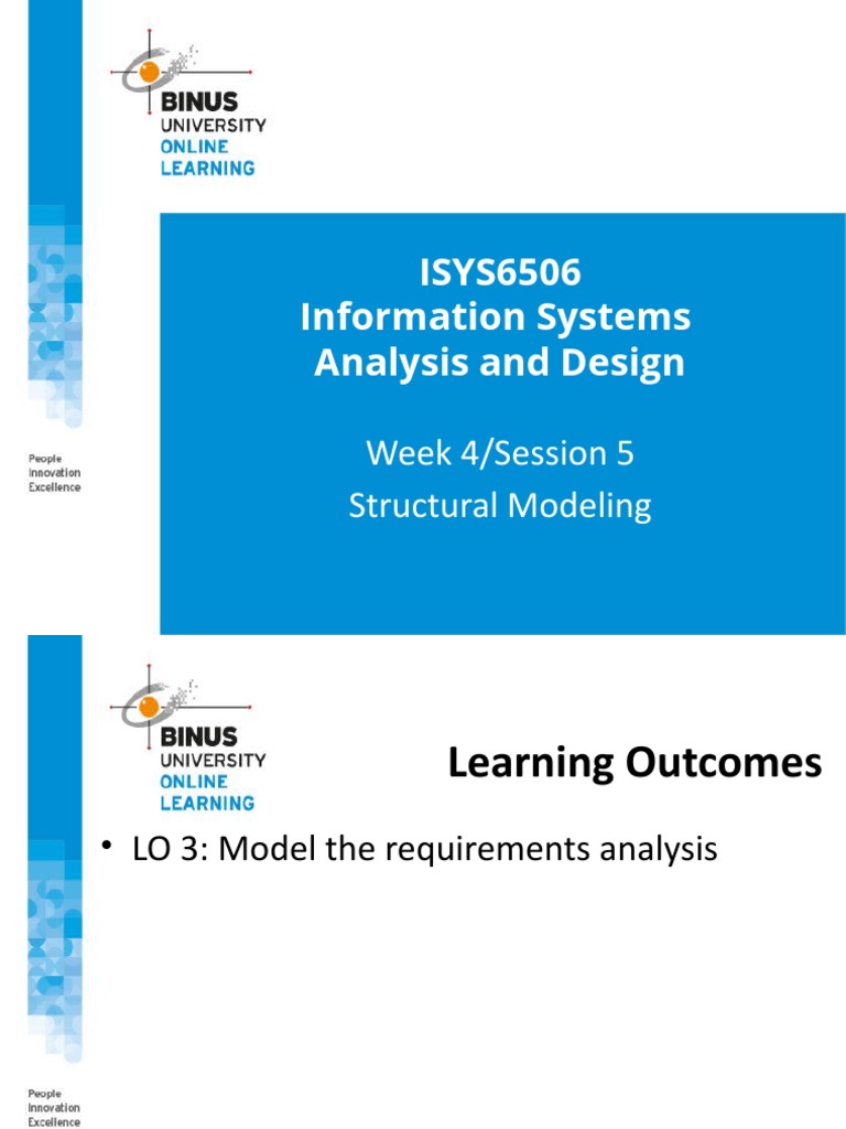 ISYS6506 Information Systems Analysis and Design: Week 4/session 5 ... ISYS6506 Information Systems Analysis and Design: Week 4/session 5 ...