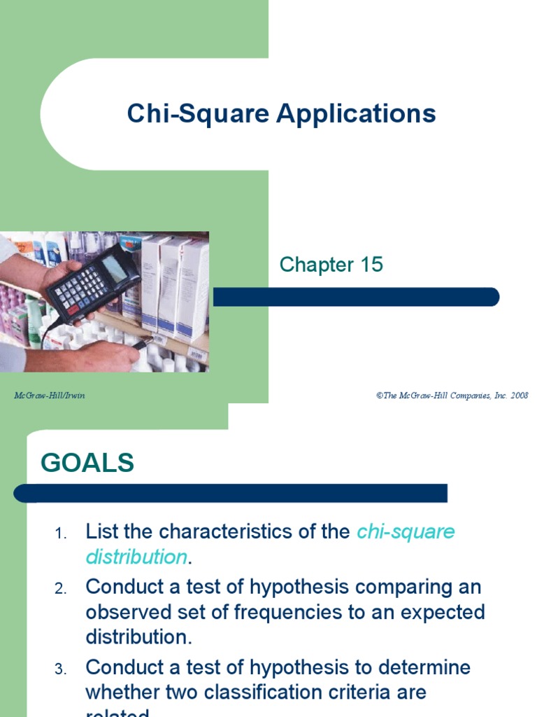 Chapter - 15 - Chi Square Distribution | PDF | Chi Squared Test ...