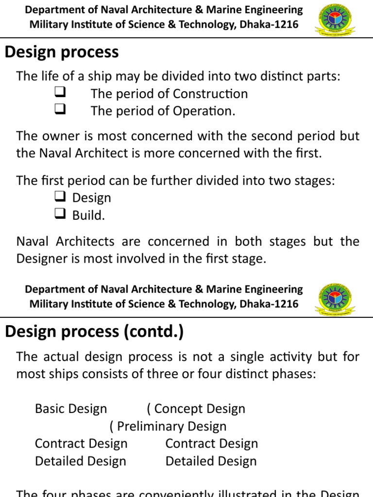 Lecture 4 - Design Stages and Design Spiral | PDF | Naval Architecture ...