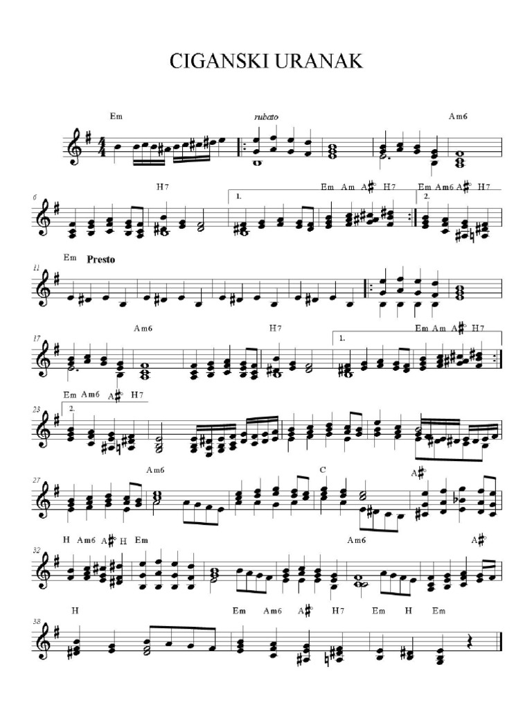 Ciganski Uranak | PDF