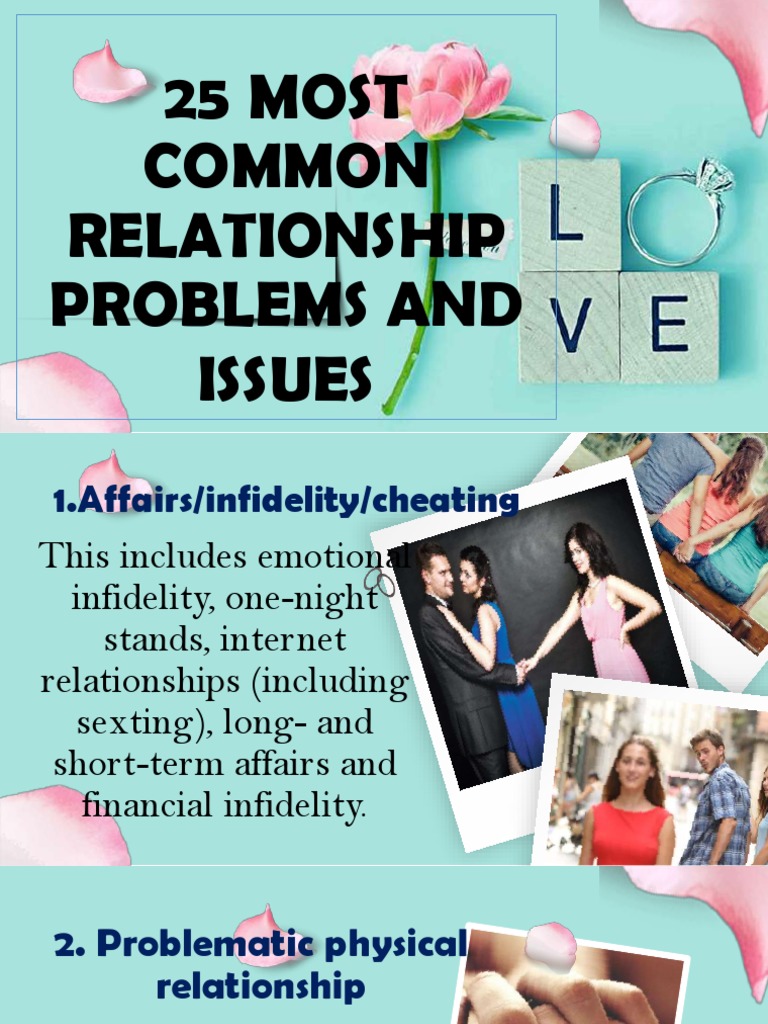 25 Most Common Relationship Problems and Issues PDF | PDF | Infidelity ...