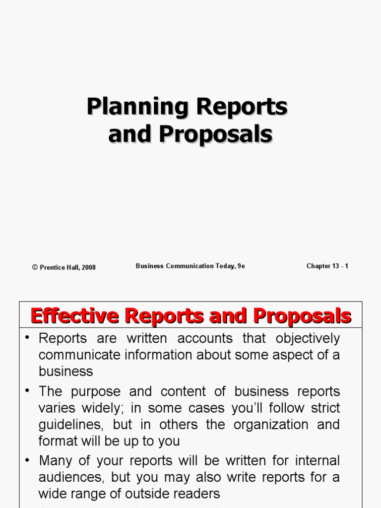 Planning Reports and Proposals | PDF | Business | Cognition