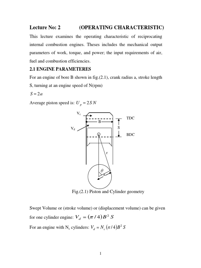 Analysis of Operating Characteristics and Performance Parameters of ...