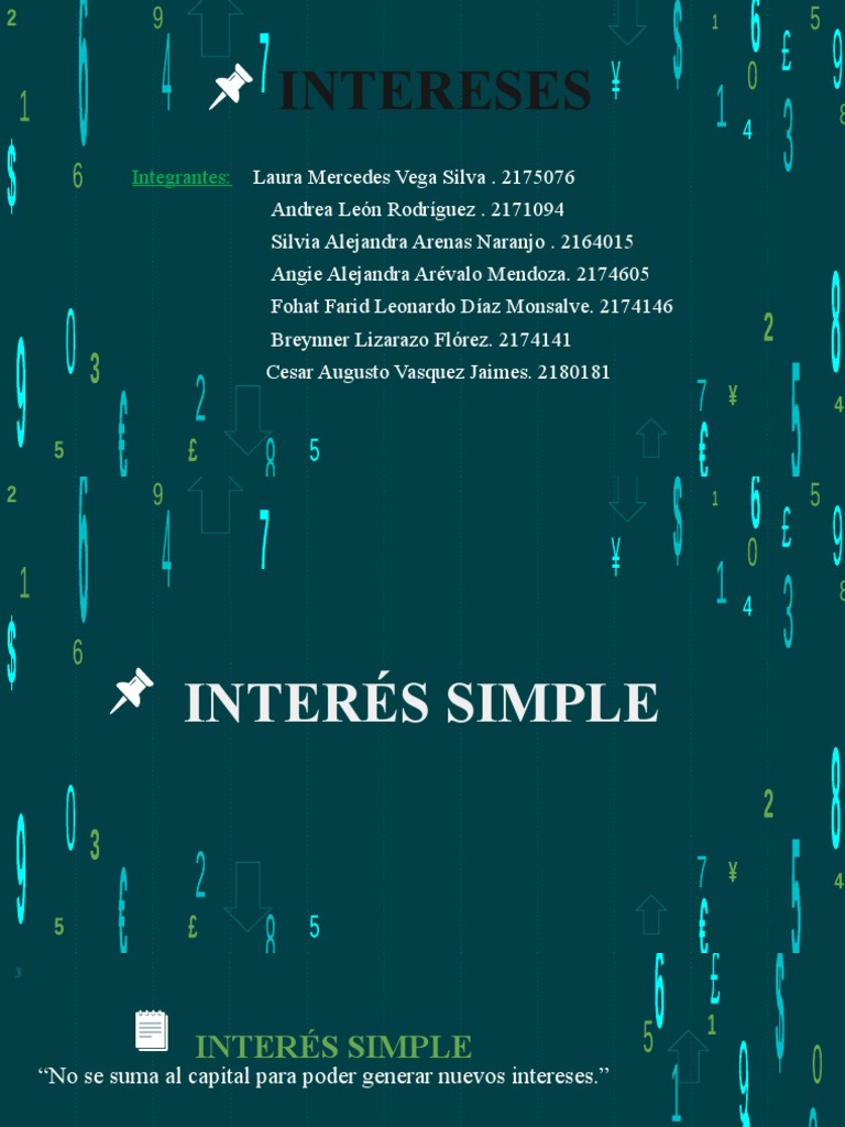 Intereses J1 | PDF | Tasas de interés | Interés