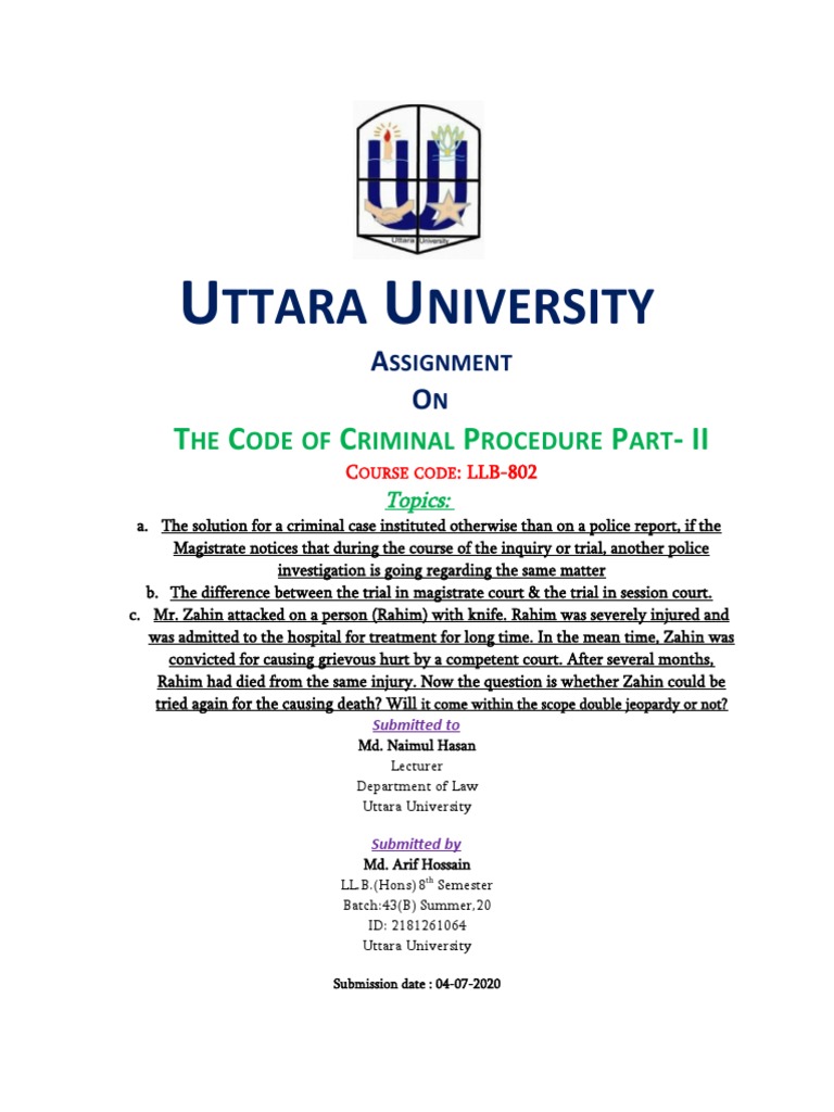 CRPC Part II | PDF | Magistrate | Criminal Procedure In South Africa