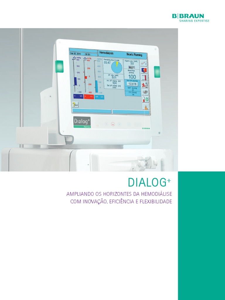 B Braun (BR) - Folheto Dialog+ | PDF | Hemodiálise | Computação e ...