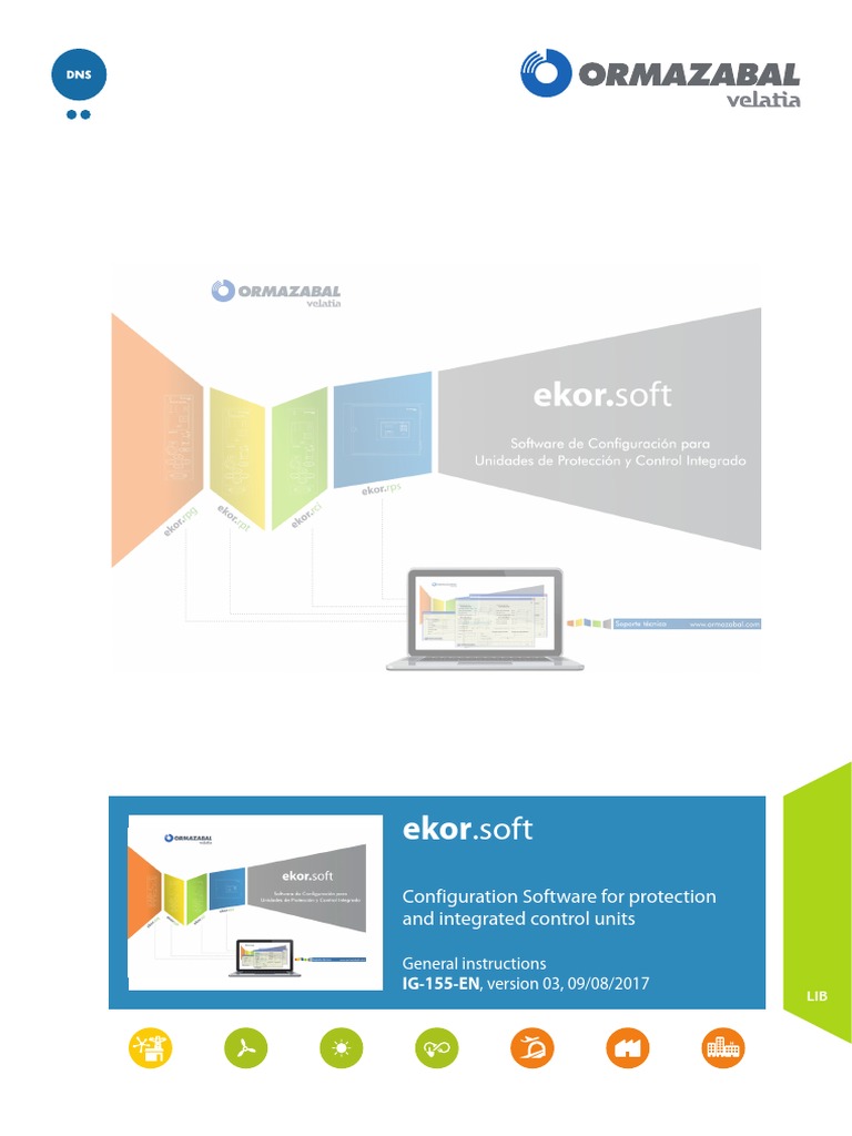 Ekor - Soft: Configuration Software For Protection and Integrated Control Units | PDF ...