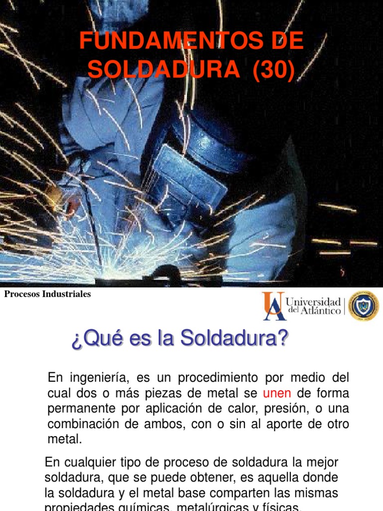 Fundamentos de Soldadura | PDF | Soldadura | Construcción